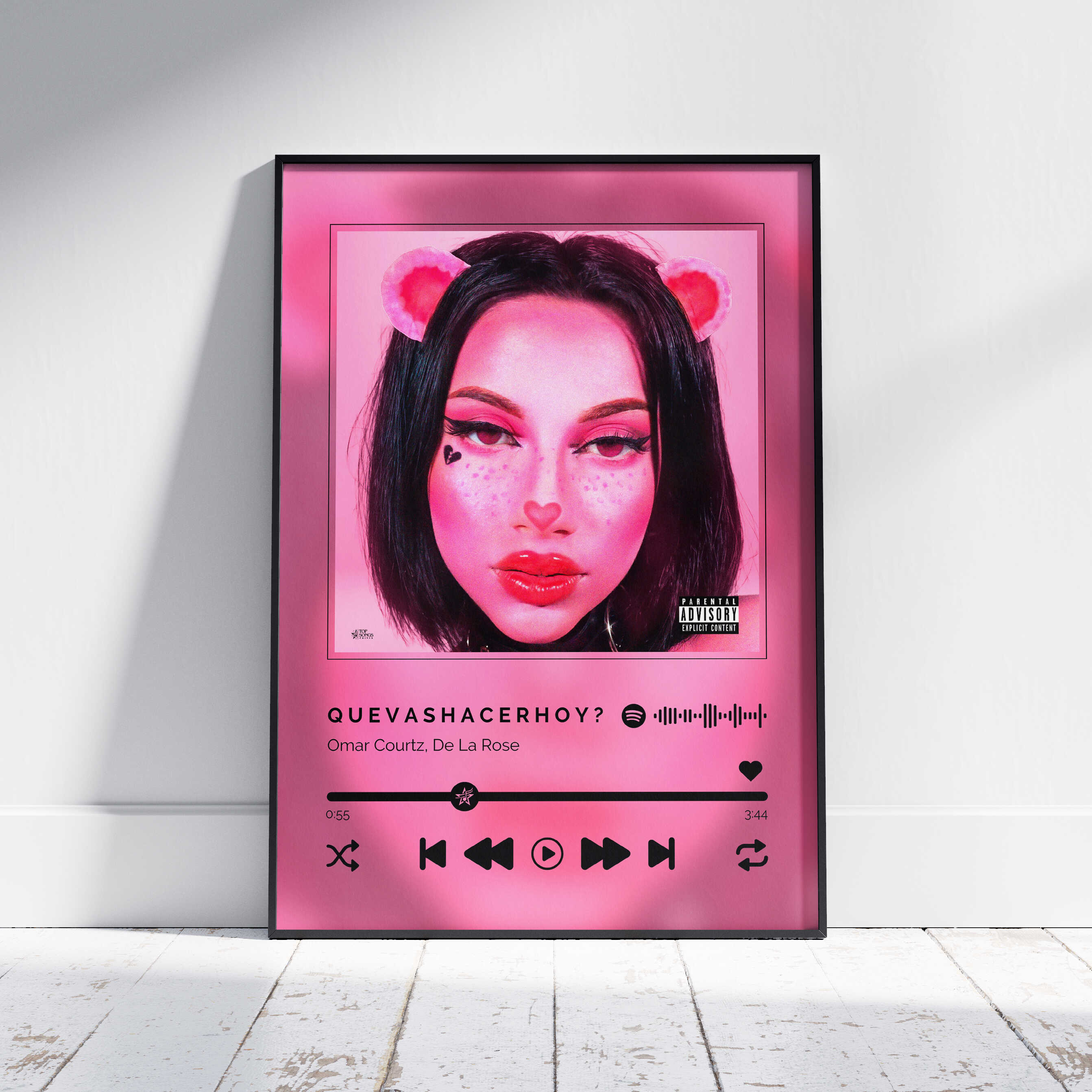 QUE VAS A HACER HOY? - Poster digital canción Omar Courtz y De La Rose ...